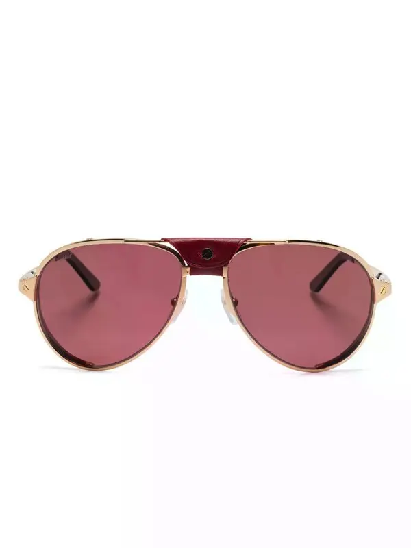 Cartier Santos De Sunglasses - Gold