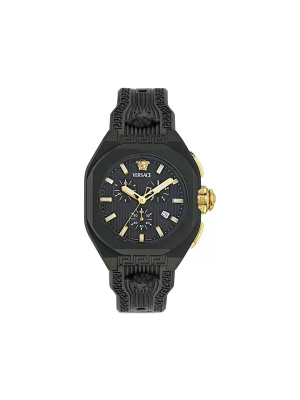 Versace V-legend Chrono 44mm Watch - Black