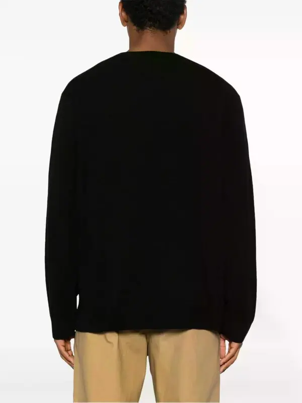 Y’s Intarsia-knit Logo Sweater