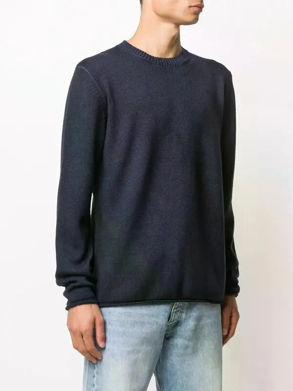 ROBERTO COLLINA Round Neck Jumper - Blue
