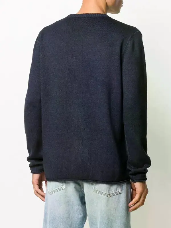ROBERTO COLLINA Round Neck Jumper - Blue