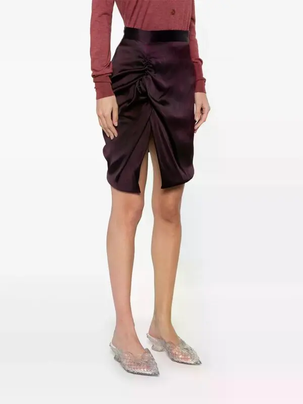 VIVIENNE WESTWOOD Side Panther Mini Skirt - Red