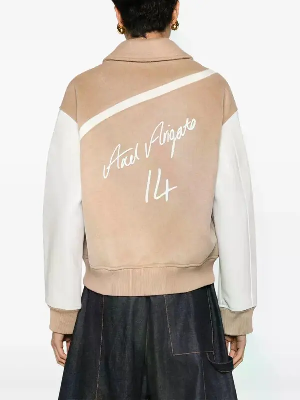 Axel Arigato Bay Wool-blend Varsity Jacket