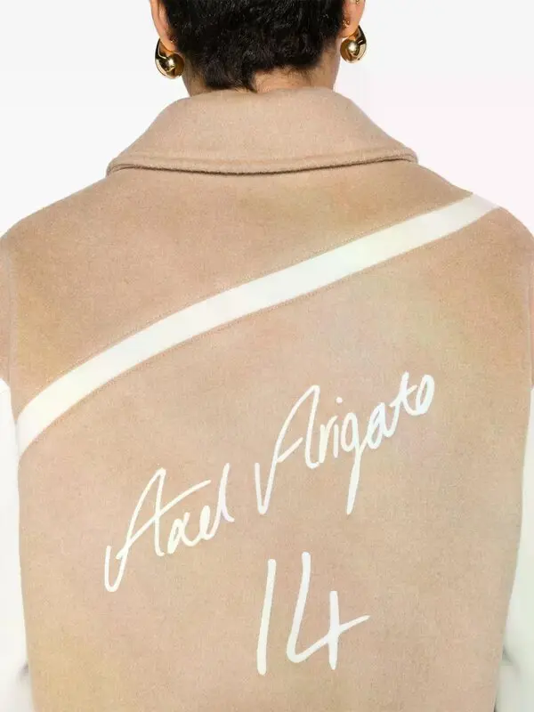 Axel Arigato Bay Wool-blend Varsity Jacket