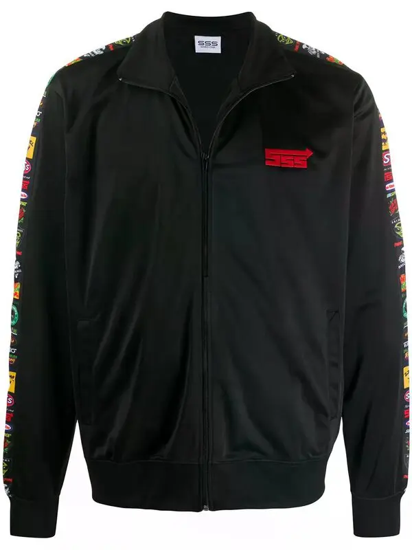 SSS WORLD CORP Contrast Side Panel Jacket