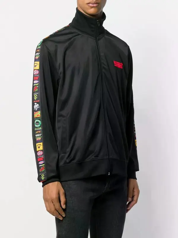 SSS WORLD CORP Contrast Side Panel Jacket