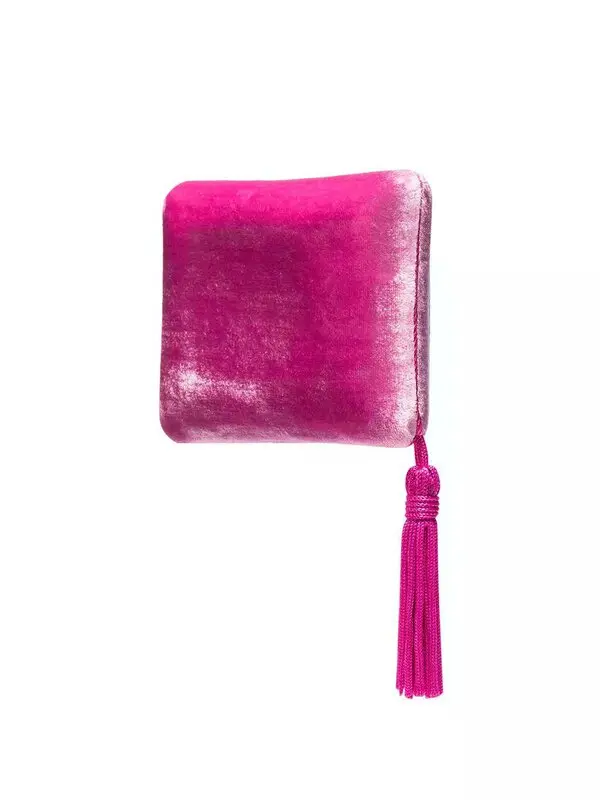 Sophie Bille Brahe Tassel-trimmed Velvet Case