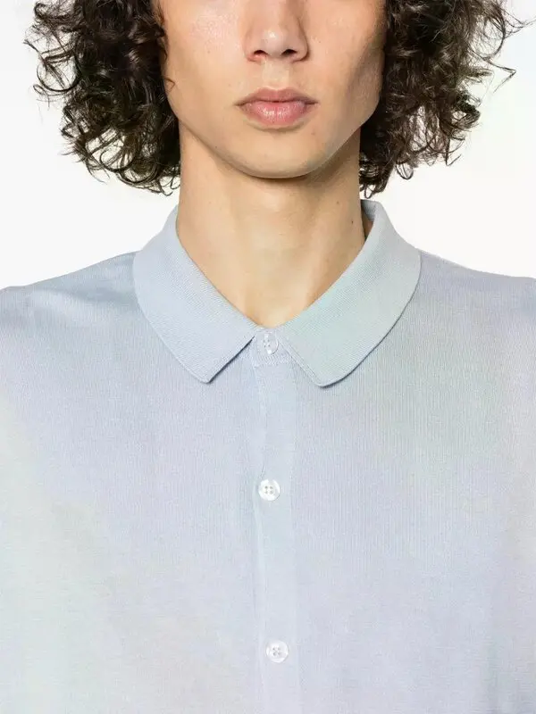 John Smedley Fine-knit Short-sleeved Shirt