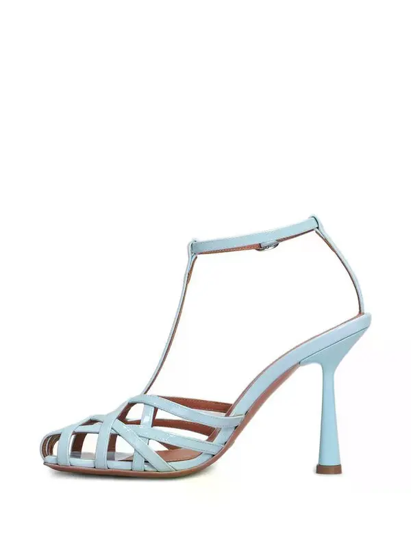 CASTAGNA Lidia 100mm Sculpted Heel Sandals - Blue