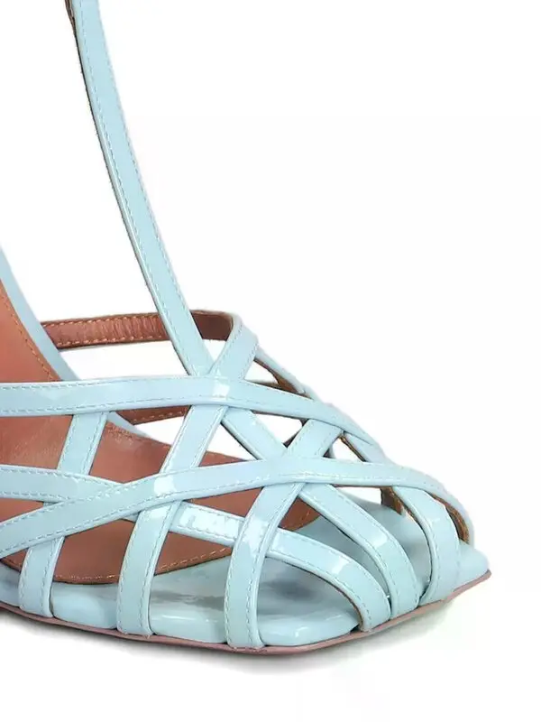 CASTAGNA Lidia 100mm Sculpted Heel Sandals - Blue