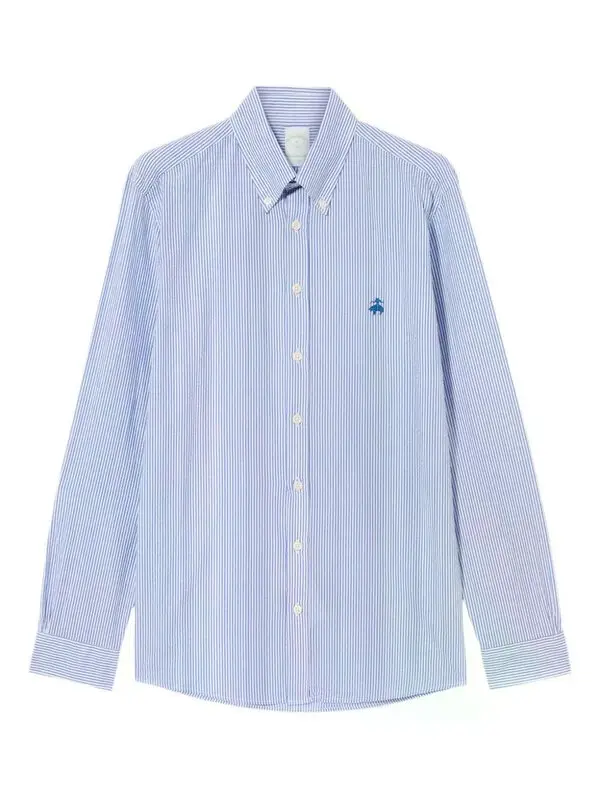 Brooks Brothers Striped Button-down Shirt - Blue