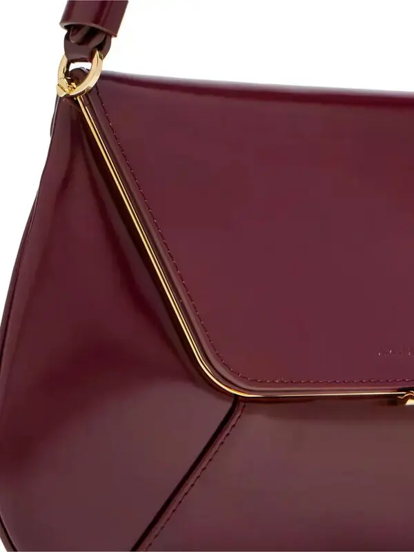 Amina Muaddi Ami Shoulder Bag - Red