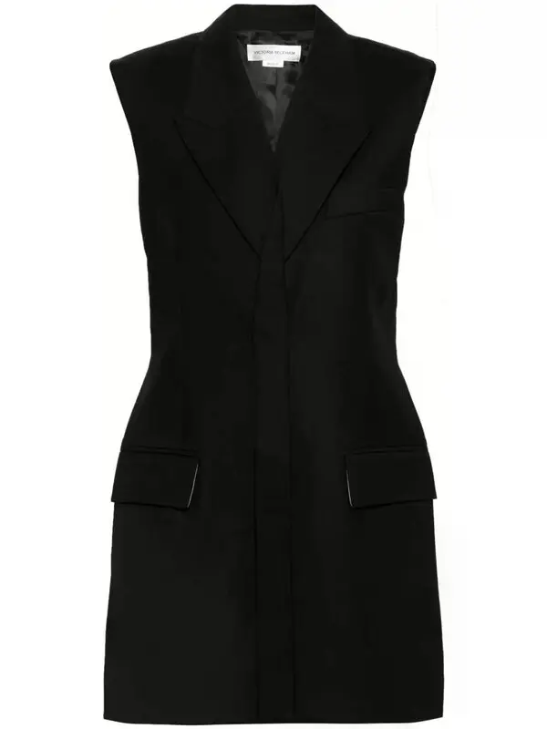 Victoria Beckham Sleeveless Tailored Minidress