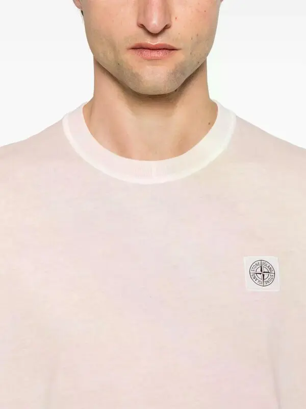 Stone Island Compass-appliqué T-shirt