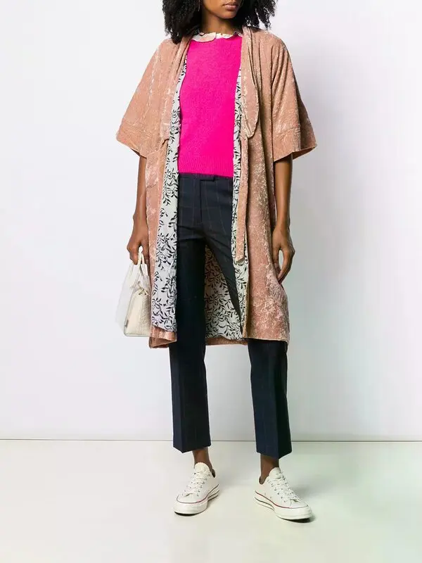 BELLEROSE Distressed Robe-coat