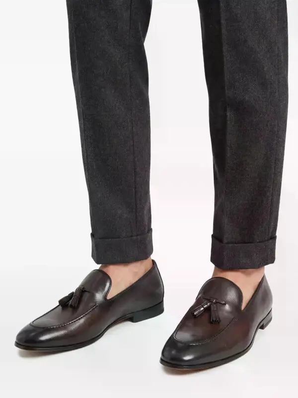 DOUCAL'S Leather Loafers - Brown