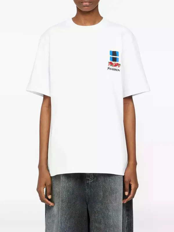 JW Anderson Window-embroidered T-shirt