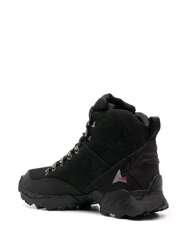 A-COLD-WALL* Logo Print Mesh High-top Sneakers