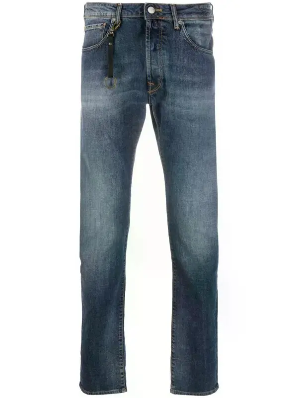 Incotex Straight-leg Jeans With Keyring Attachment