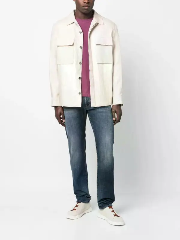 Incotex Straight-leg Jeans With Keyring Attachment