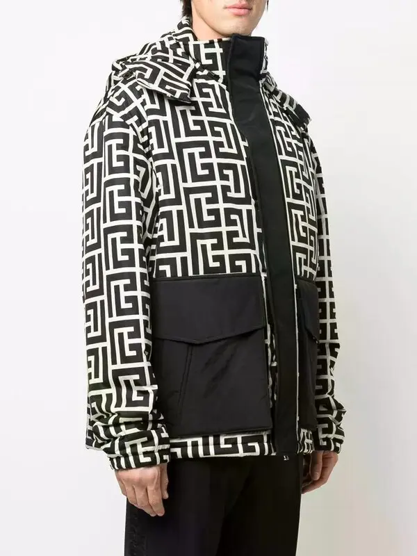 Balmain Logo-print Padded Jacket