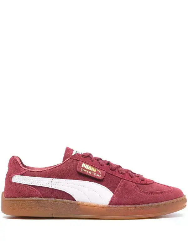 PUMA Super Team Suede Sneakers - Red