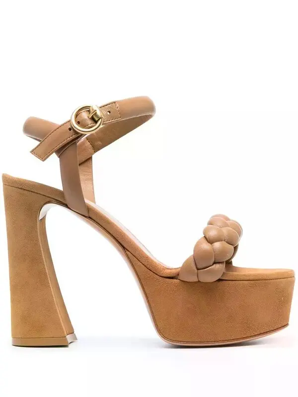 GIANVITO ROSSI 115mm Suede Platform Sandals