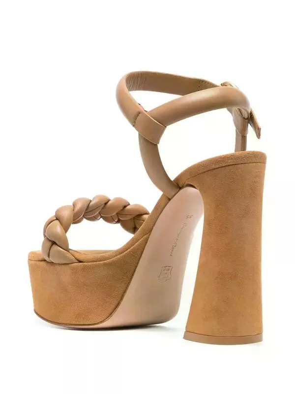 GIANVITO ROSSI 115mm Suede Platform Sandals