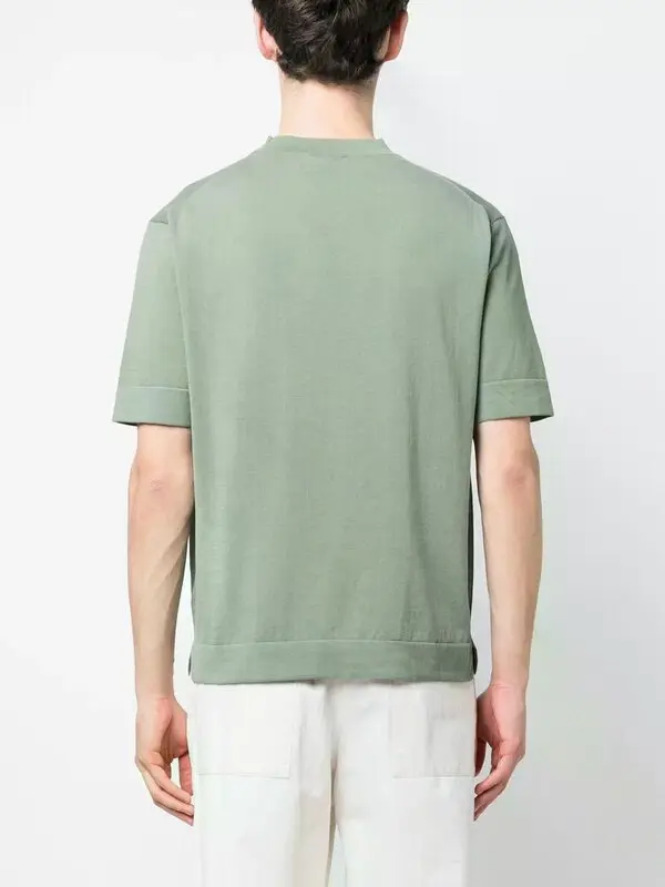 DELL'OGLIO Crew-neck Cotton T-shirt