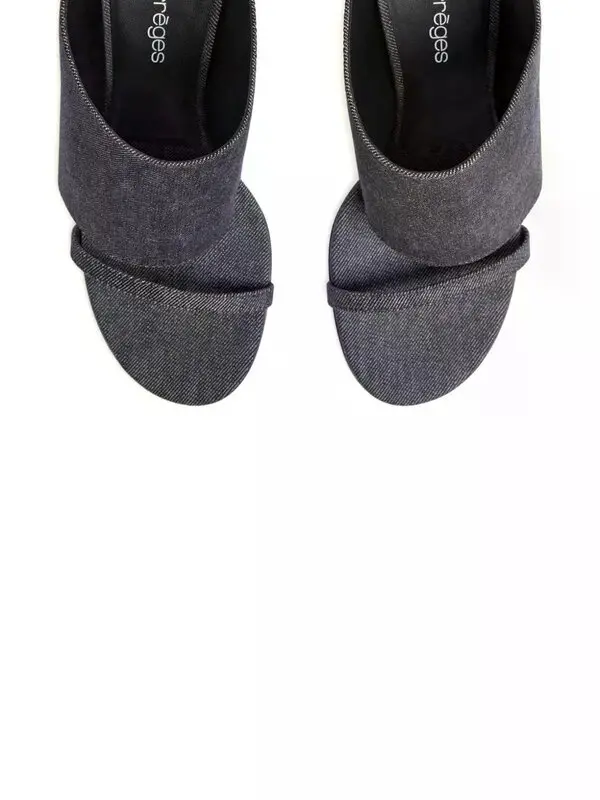 COURREGES Oblique Wedge Sandals