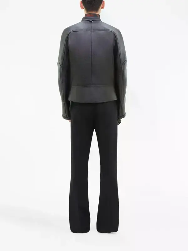 COURREGES Scuba Leather Bomber Jacket