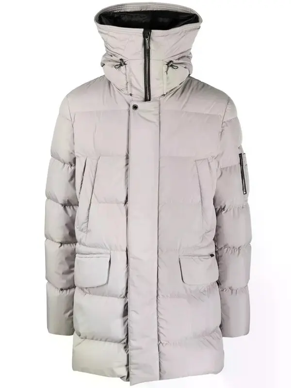MOORER Zip-up Padded Down Jacket
