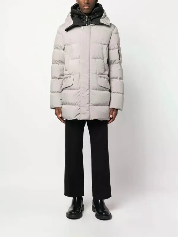 MOORER Zip-up Padded Down Jacket