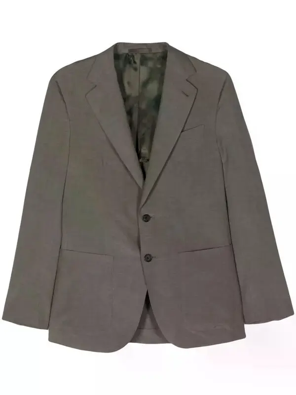 Caruso Aida Single-breasted Blazer - Green
