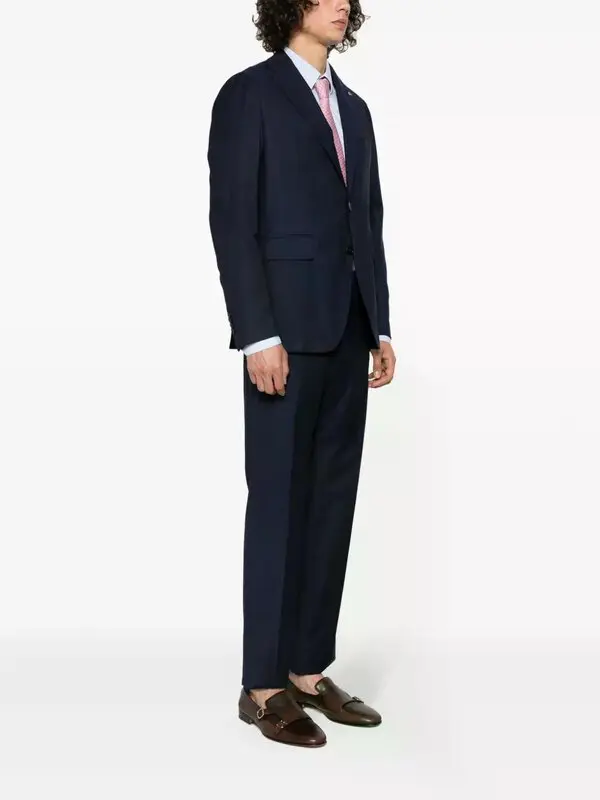 Tagliatore Single-breasted Blazer - Blue