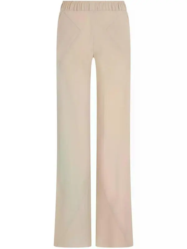 Giorgio Armani Flared Silk Track Pants