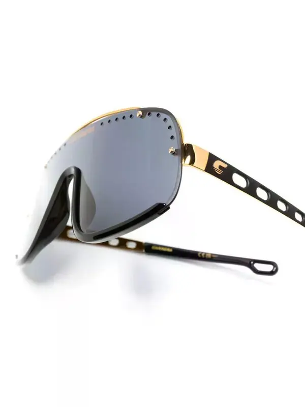 Carrera Eyewear Flaglab 16 Mask Frame Sunglasses - Gold