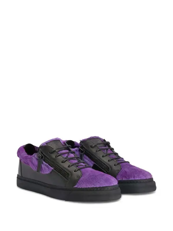 GIUSEPPE ZANOTTI Frankie Double-zip Low-top Sneakers