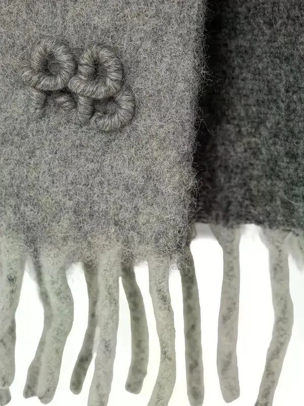Ruslan Baginskiy Logo-embroidered Scarf