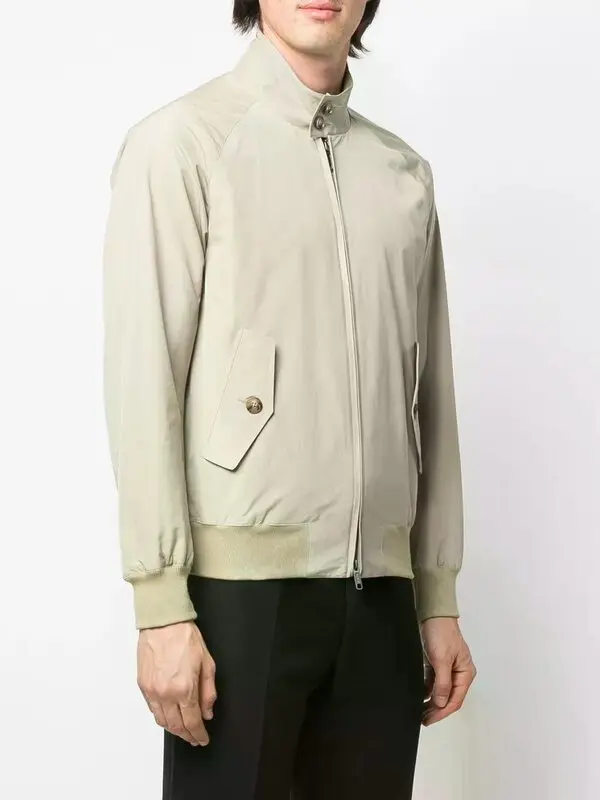 BARACUTA G9 Harrington Bomber Jacket - Neutrals