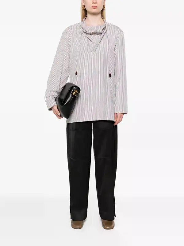 JIL SANDER Silk Twill Trousers