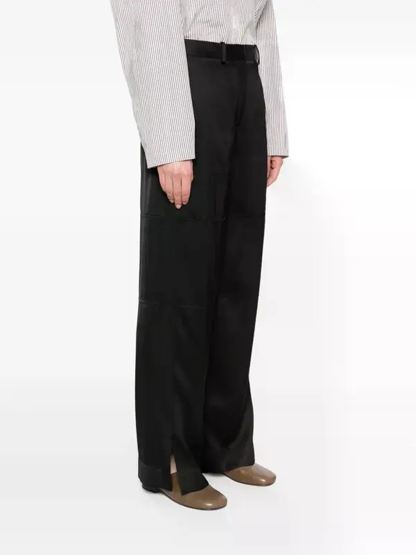 JIL SANDER Silk Twill Trousers