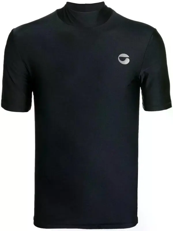 Coperni Logo-print Mock Neck T-shirt