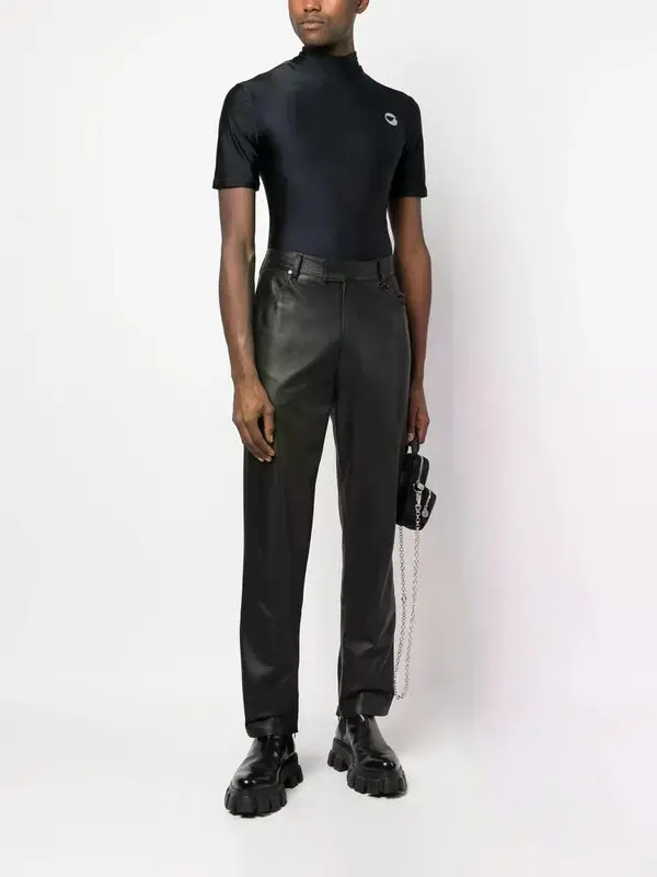 Coperni Logo-print Mock Neck T-shirt