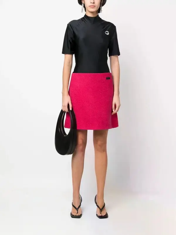 Coperni Logo-print Mock Neck T-shirt