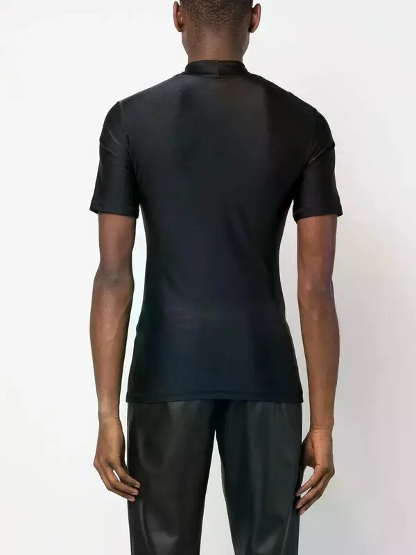 Coperni Logo-print Mock Neck T-shirt