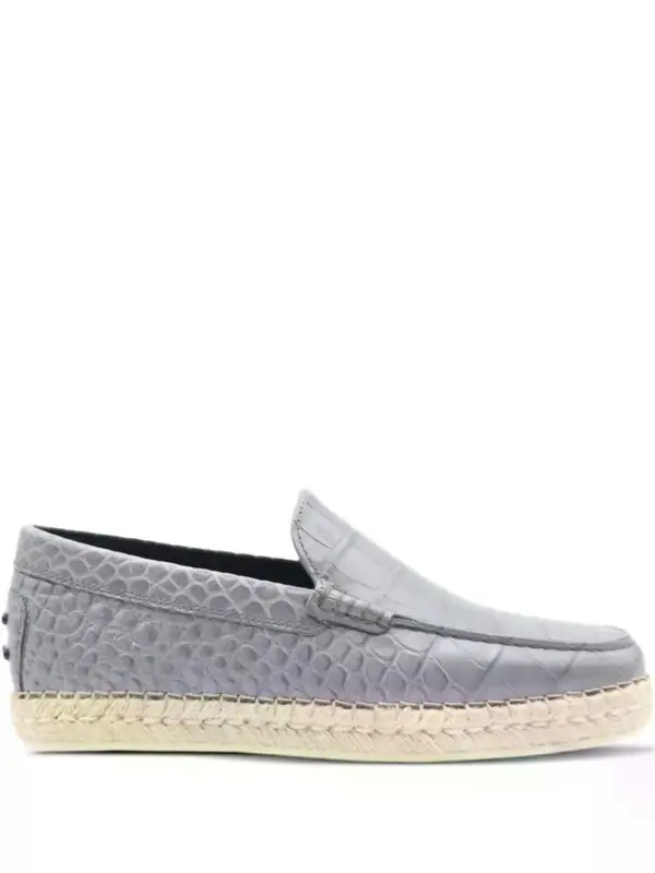 TOD'S Leather Espadrilles