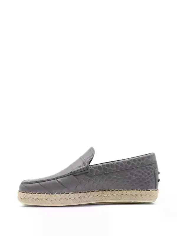 TOD'S Leather Espadrilles