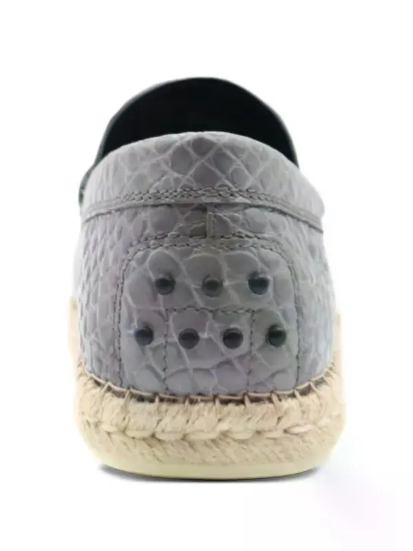 TOD'S Leather Espadrilles