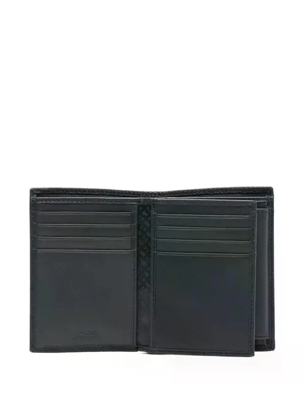 BOSS Logo-plaque Leather Wallet - Blue